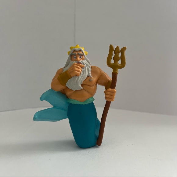 Disney | Other | The Little Mermaid King Triton Merman Disney 4 Figure ...